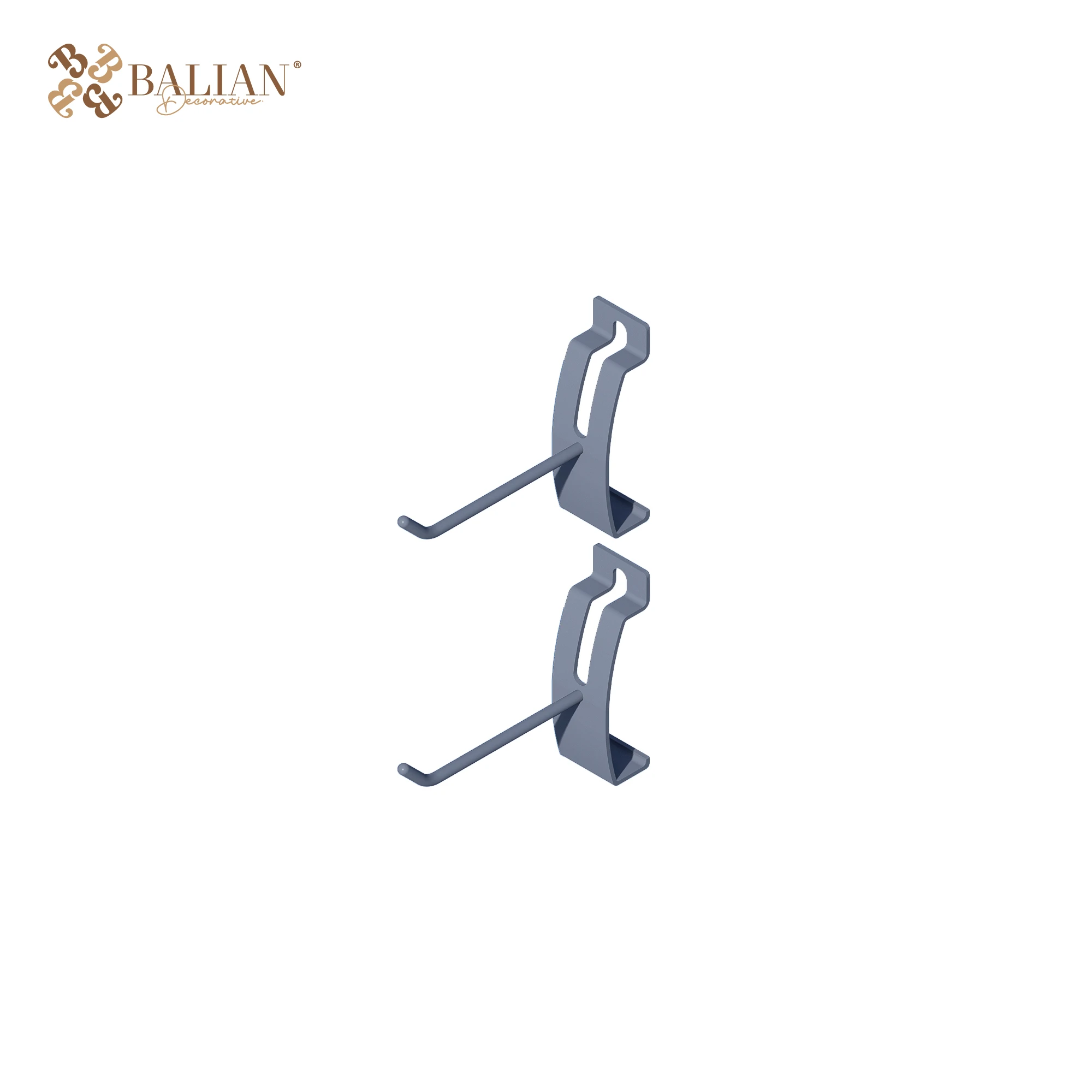 Single Fix Hook 4 Inch - Balian Decorative