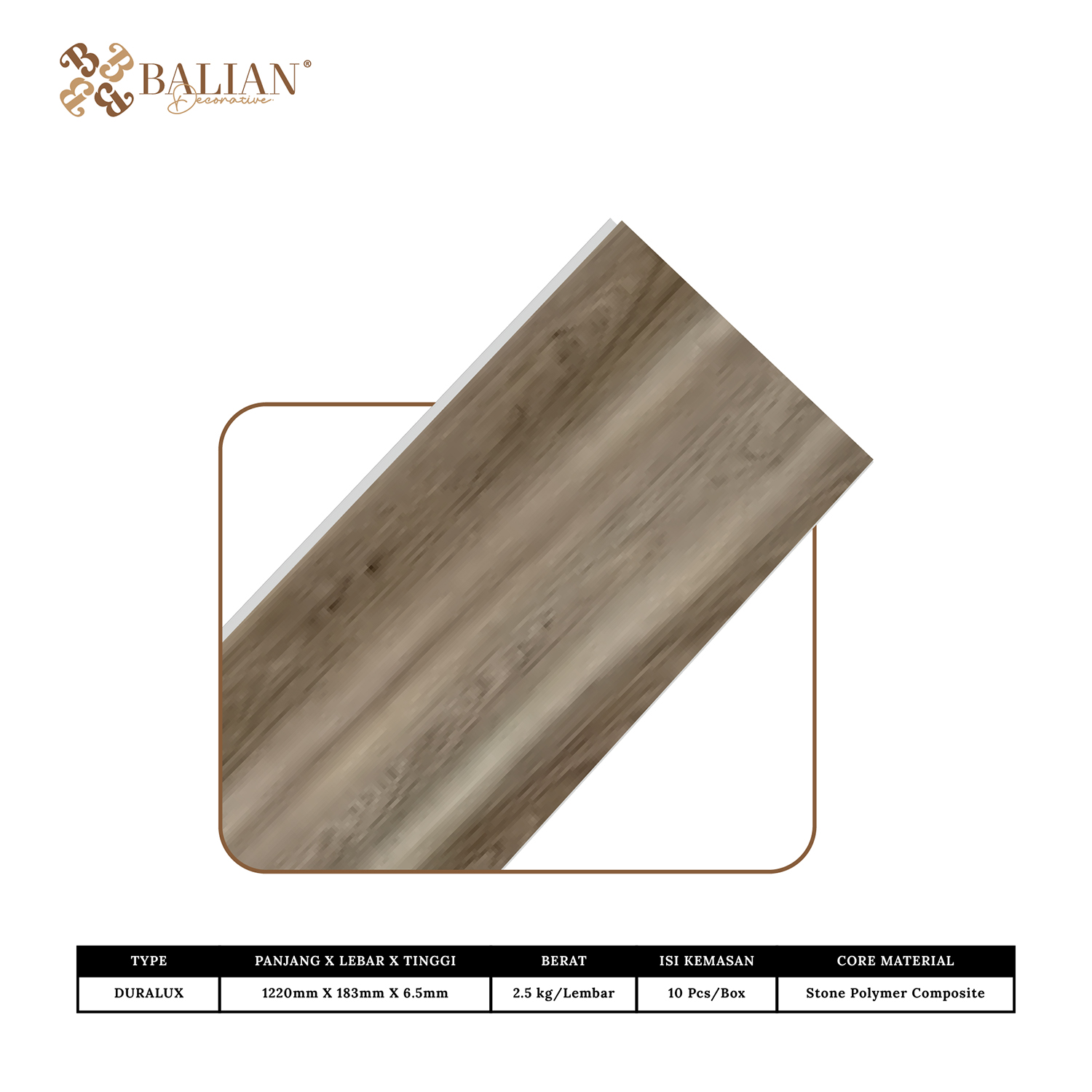 Balian Flooring Duralux | New York Teak - Balian Decorative