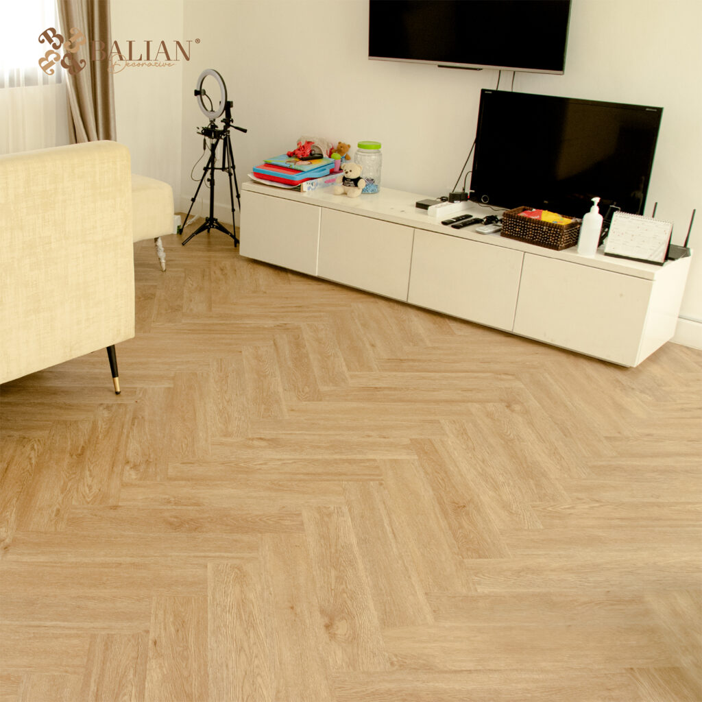 Balian Flooring Duralux Herringbone | Japanese Maple - Balian Decorative